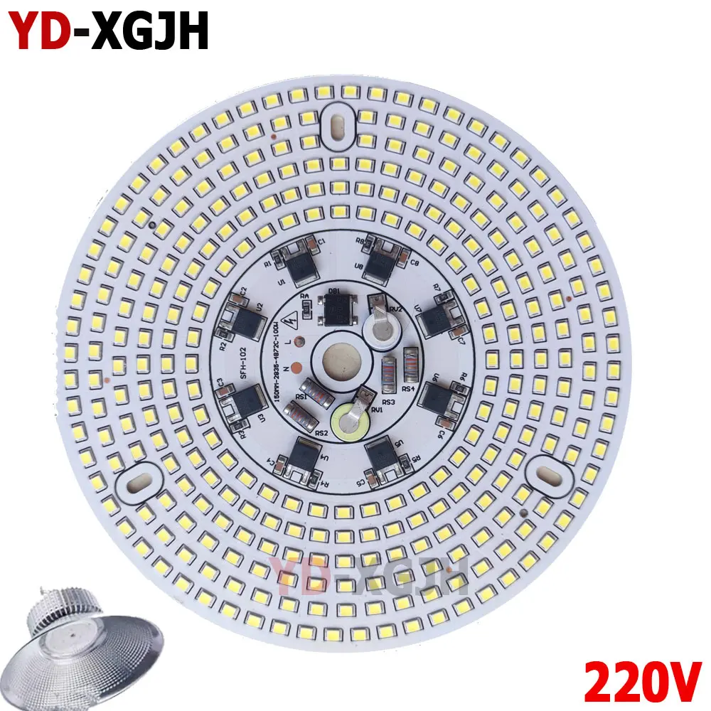 5PCS-220V-Full-Power-LED-PCB-2835-COB-Chip-200W-150W-100W-50W-No-Driver ...