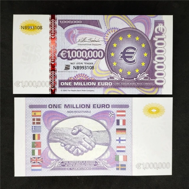 1000000 Euro Note