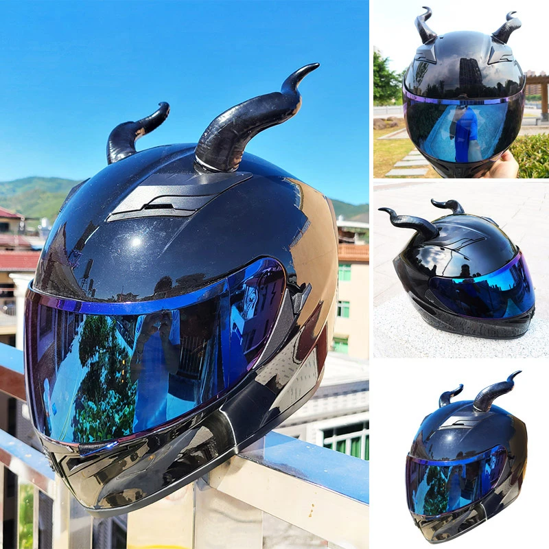 Creative Personality Motorcycle Electric Helmet Decoration Devil's ...