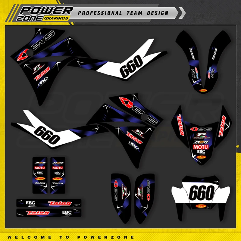 PowerZone-Custom-Team-Graphics-Fundos-Decalques-Kit-de-Adesivos-para ...