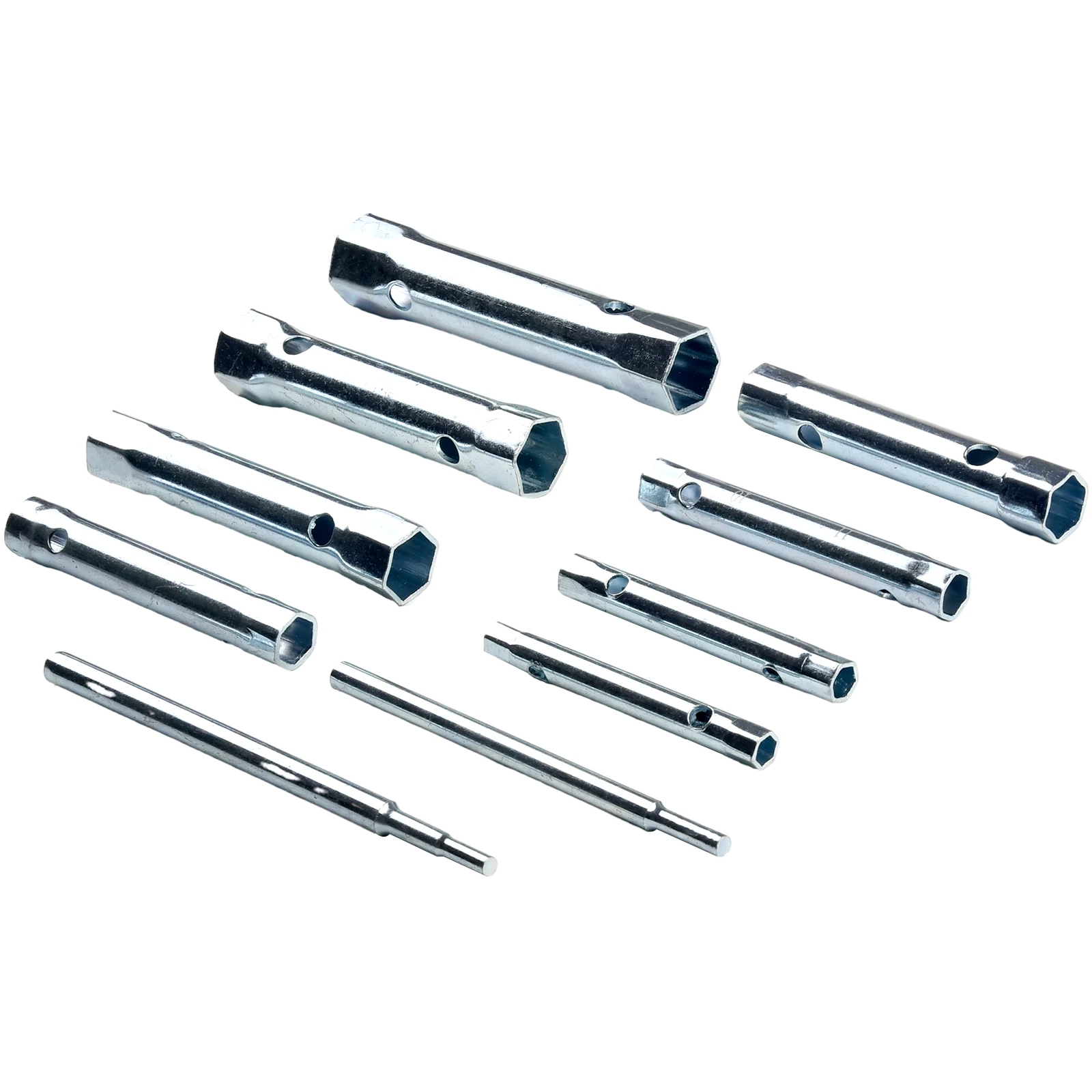 For-Auto-Repair-Tubular-Box-Wrench-10-Pcs-DIY-Polished-Finish ...