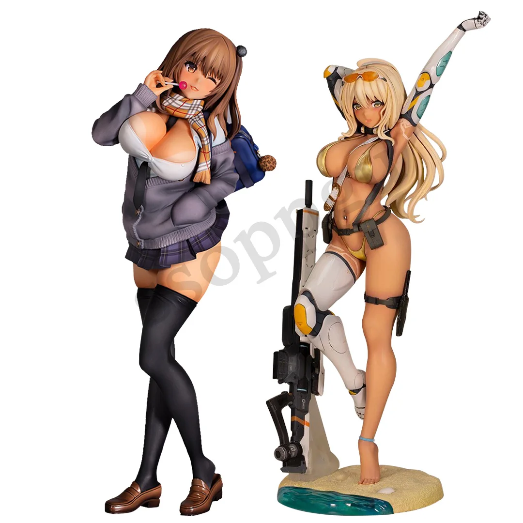 SkyTube 피규어 알파맥스 HIRO Nidy 2D Gal 스나이퍼 JK 1/6 애니메이션 소녀 PVC 액션 피규어 장난감 동상, 성인 소장용 모델 인형 ...