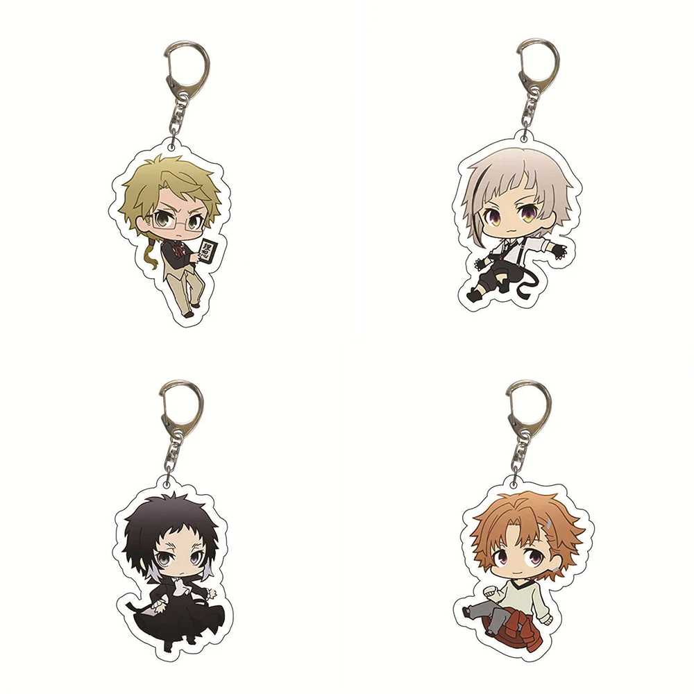 Bungou-Stray-Dogs-Keychain-Dazai-Osamu-Edogawa-Ranpo-Akutagawa ...