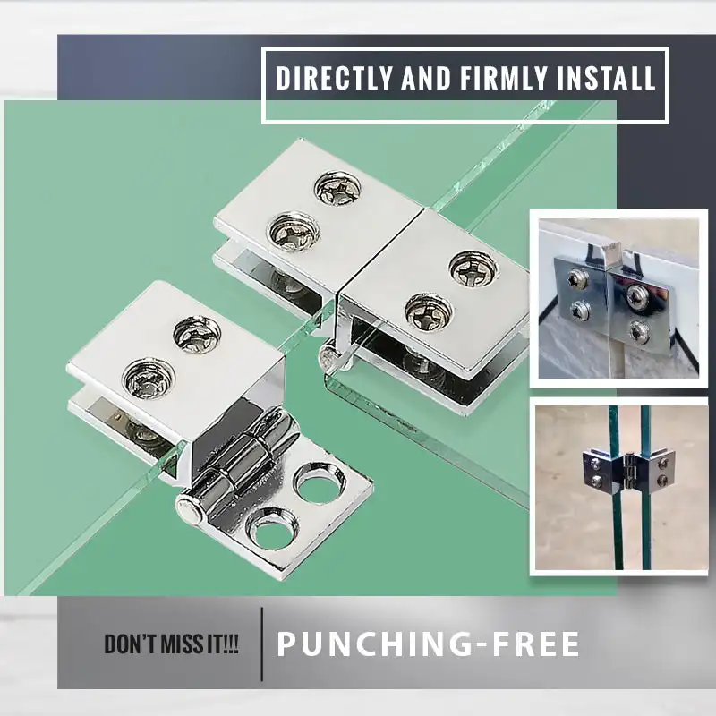 Punch-free-Glass-Hinges-Furniture-Cabinet-Support-Connector-Door-Hinge ...