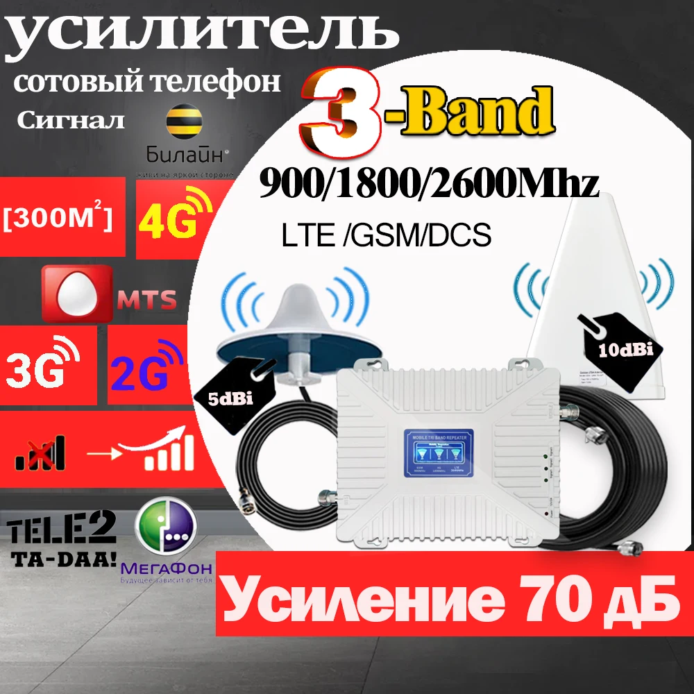 Cell-Phone-Booster-Mobile-Signal-Amplifier-Cellular-Repeater-DCS-LTE-2G ...