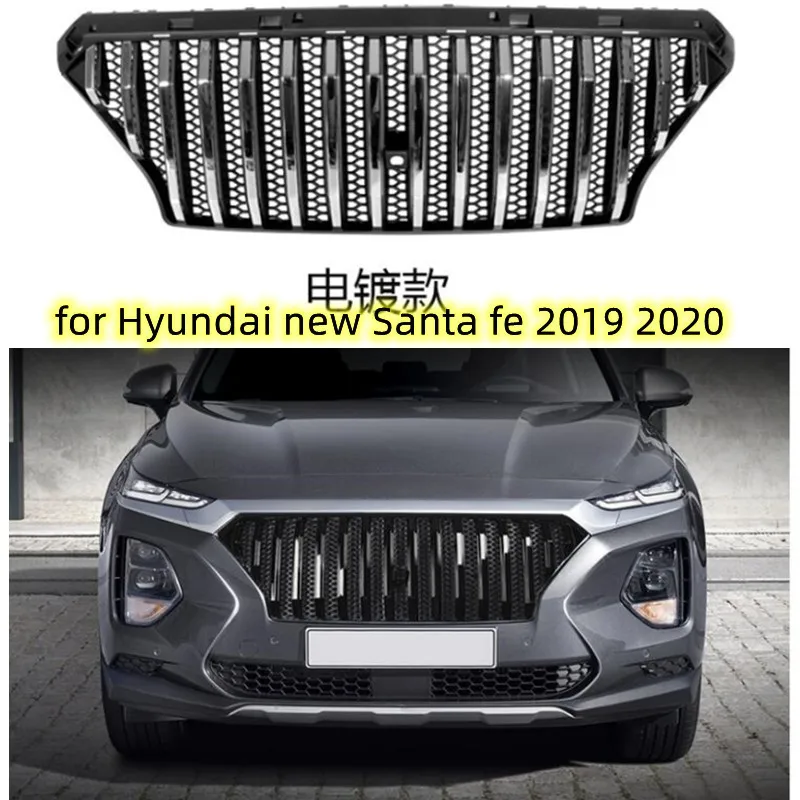 Fit For Hyundai New Santa Fe 2019 2020 Car Front Racing Grille Santa Fe ...