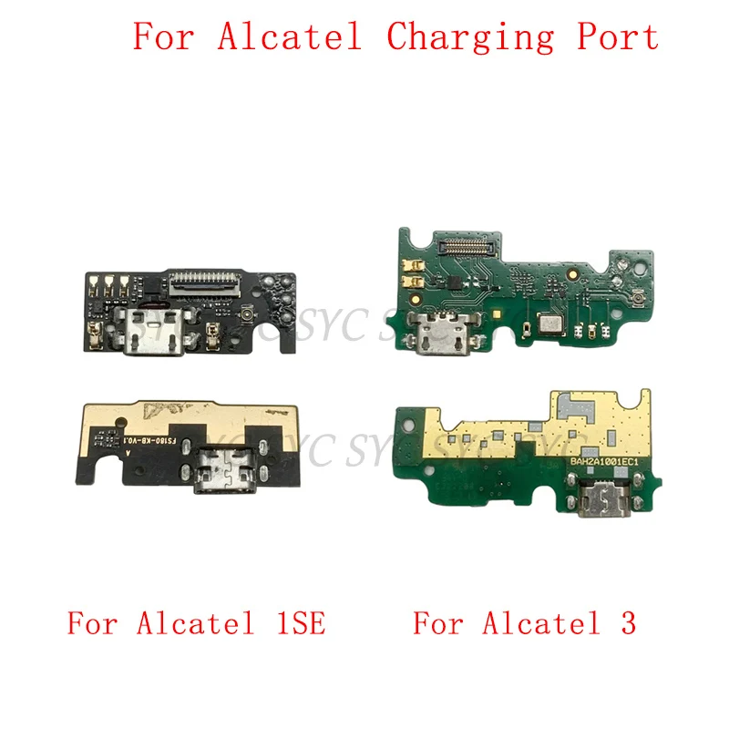 USB-Charging-Port-Connector-Flex-Cable-For-Alcatel-3-5052-1SE-2020-5030 ...