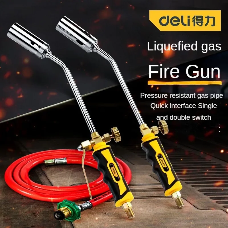 DELI-Double-Switch-Type-Liquefied-Gas-Torch-Welding-Spitfire-Gun ...