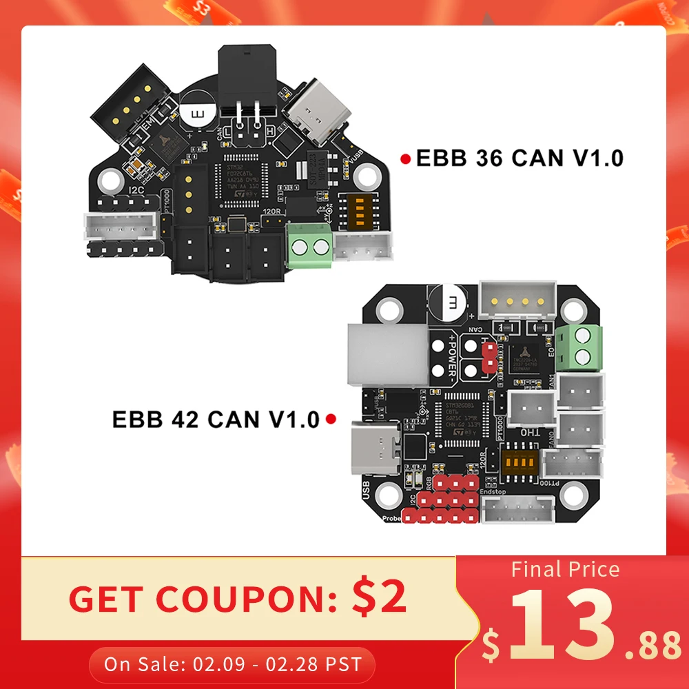 BIGTREETECH-EBB36-EBB42-CAN-V1-2-Board-For-Klipper-Hotend-Head-Tool ...