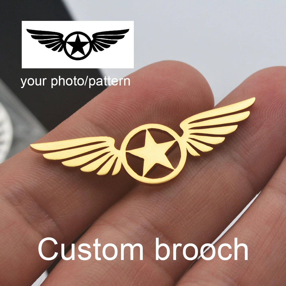 Customize-Your-Patterns-Company-Logo-Event-Brooch-Badge-Design-and ...