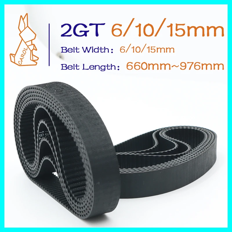 2GT-Belt-Width-6-10-15mm-GT2-Timing-Belt-Perimeter-660mm-976mm-3D ...