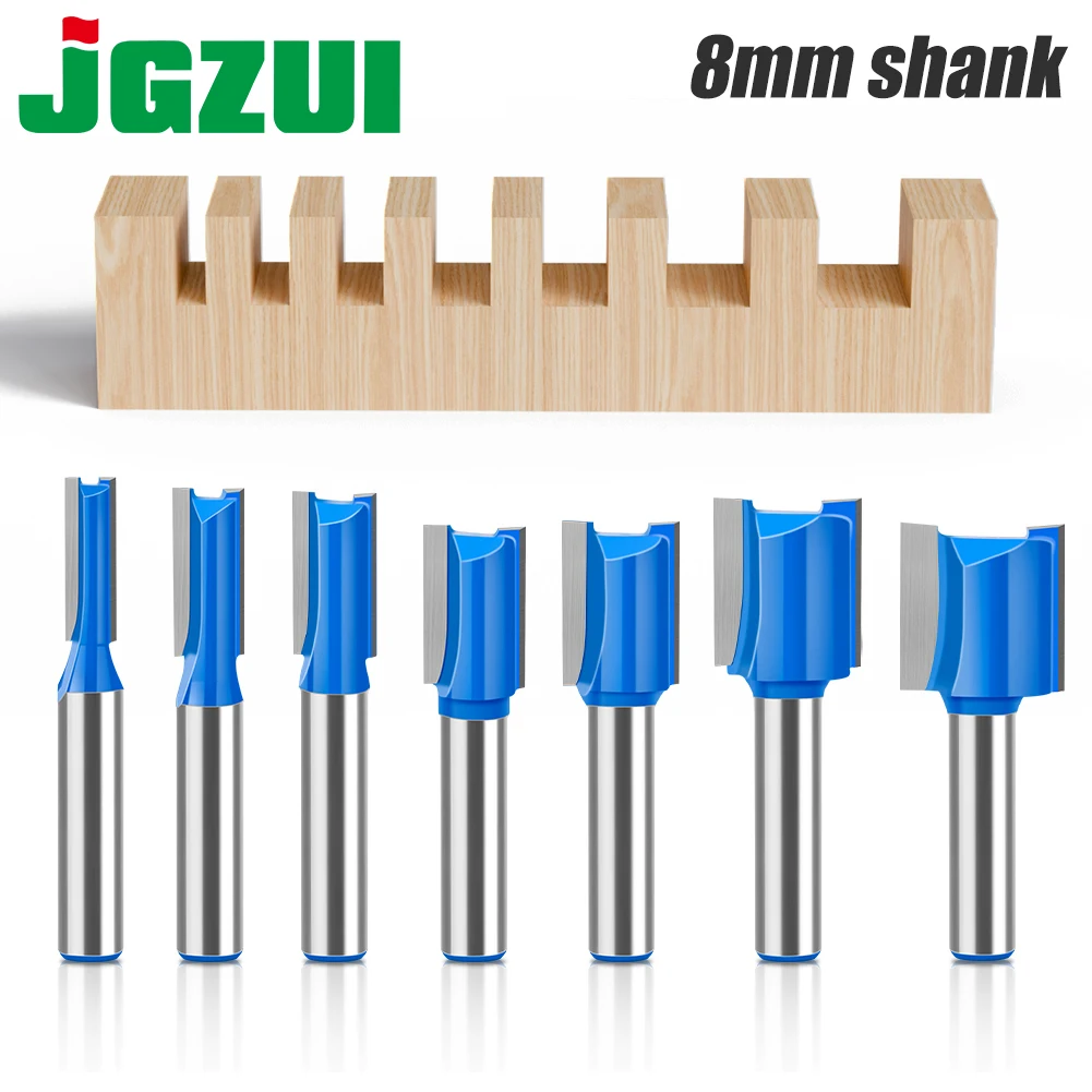 1pc-8mm-Shank-Straight-Bit-Tungsten-Carbide-Double-Flute-Router-Bits ...