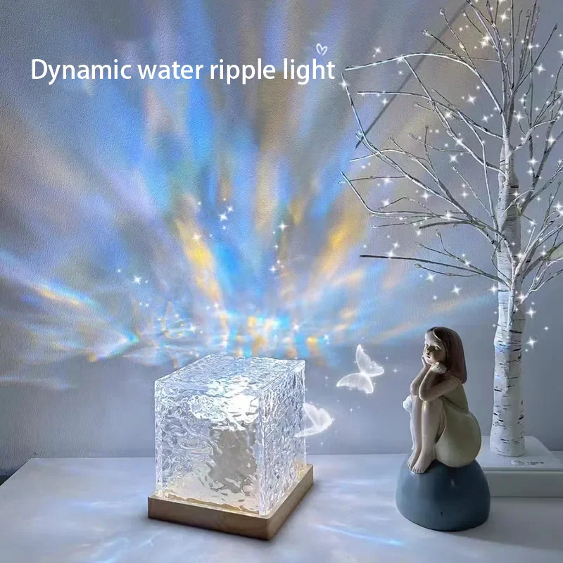 Kristallen-Lamp-Water-Rimpel-Projector-Nachtverlichting-Decoratie-Huis ...
