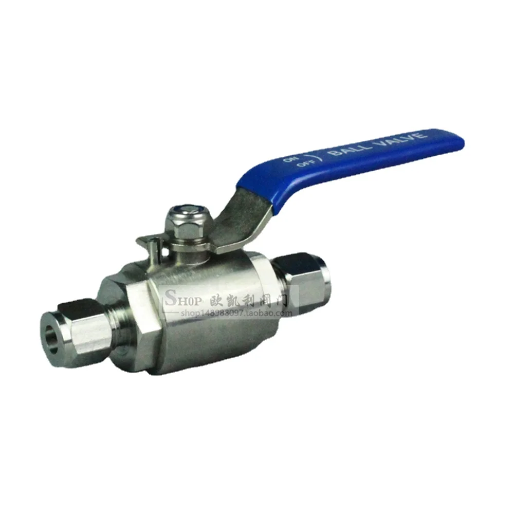Fit 6/8/10/12mm Tube OD Compression Ball Valve 304 Stainless Steel 2230 ...