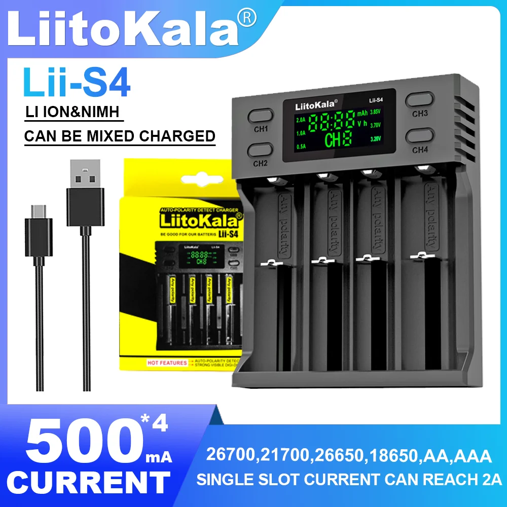 LiitoKala Battery Charger Flagship Store