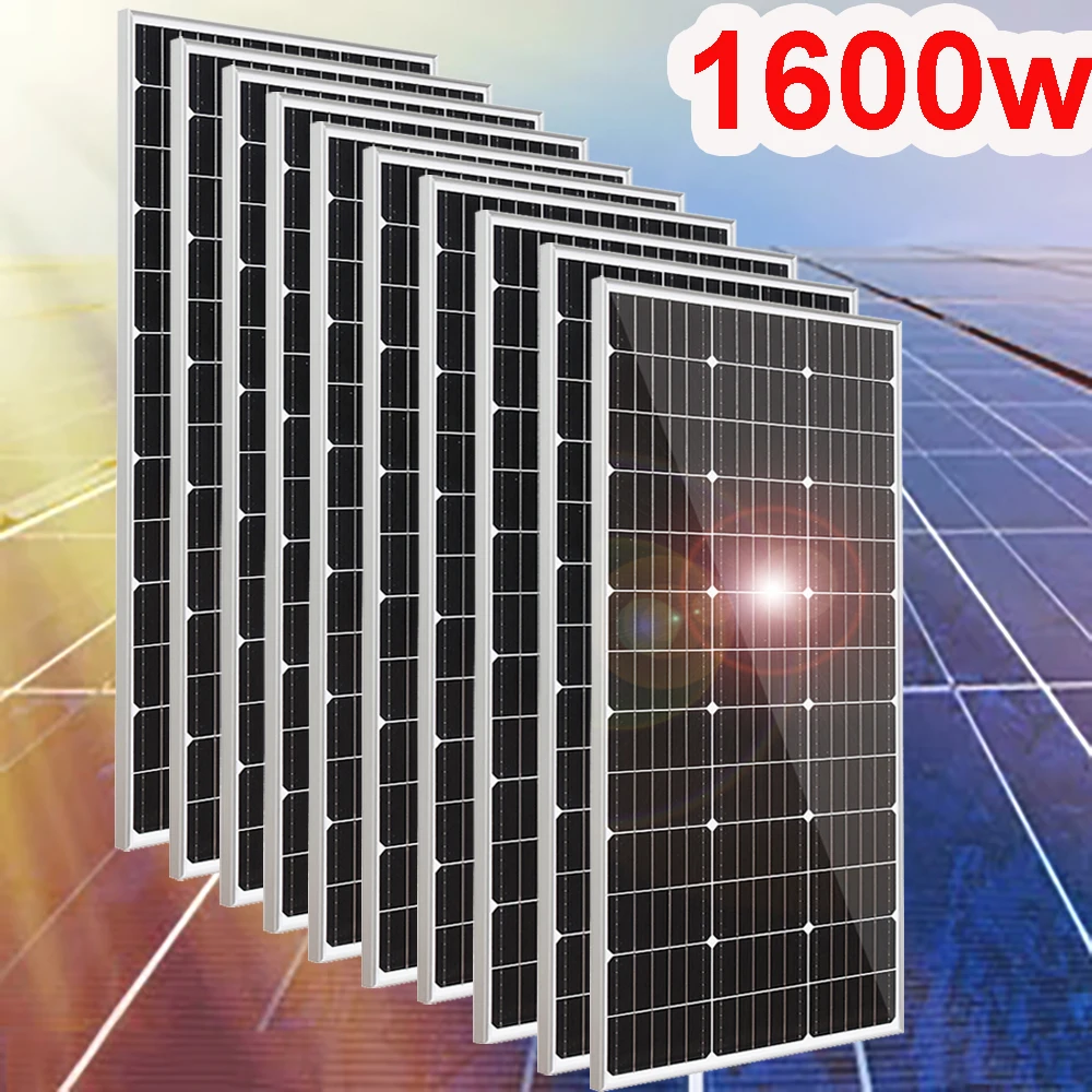 1600w-1500w-glass-solar-panels-monocrystalline-12v-battery-charger ...