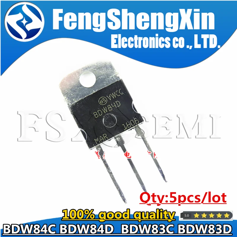 5pcs BDW84C BDW84D BDW83C BDW83D TO-218 - AliExpress 502