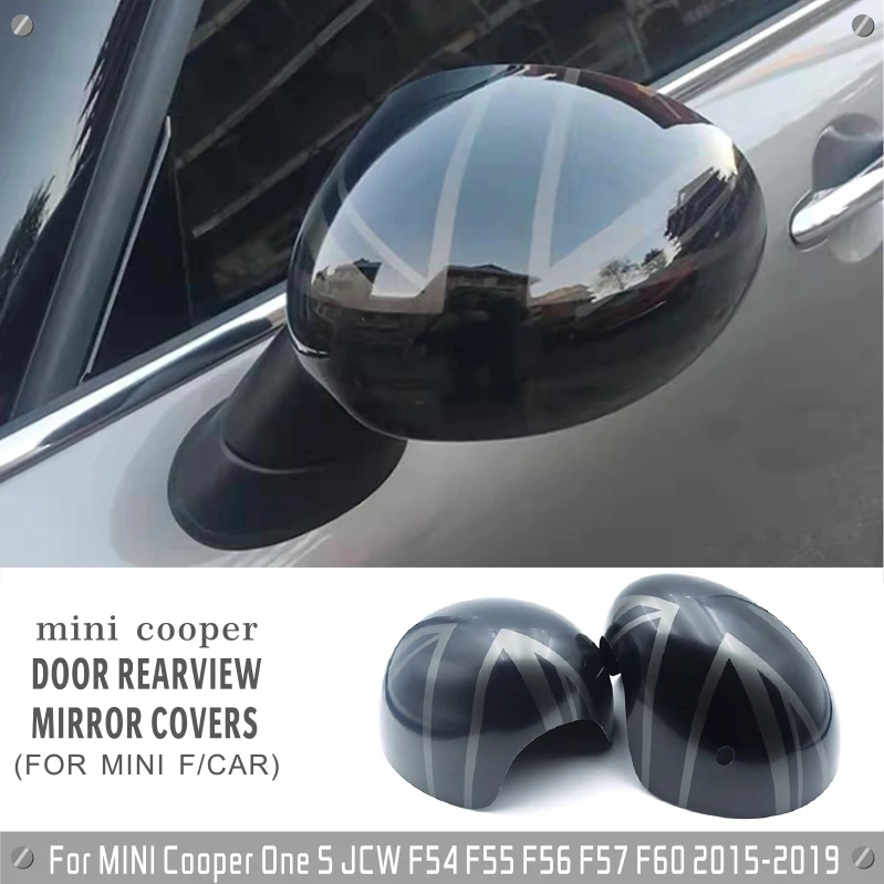 The-Black-Flag-Car-Shell-Outside-Rear-View-Mirror-Covers-For-BMW-MINI ...