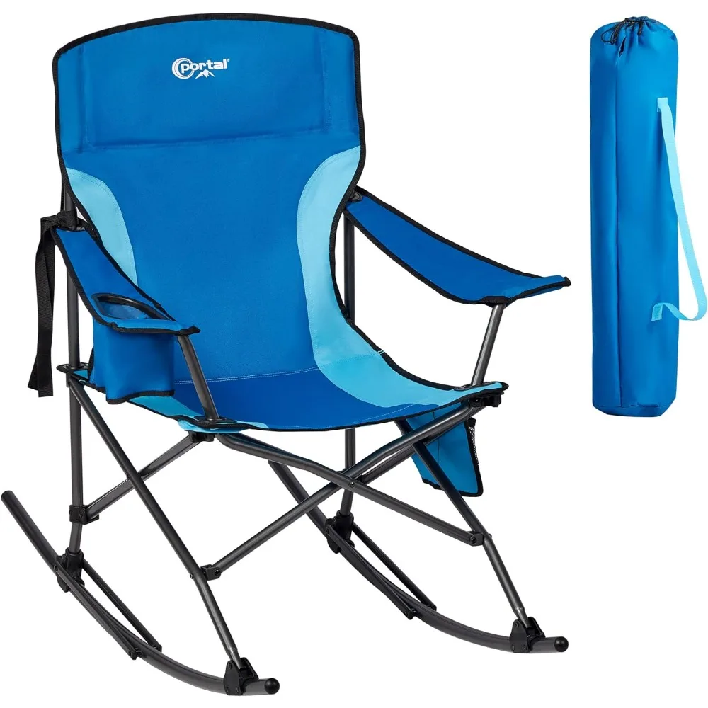 PORTAL-Outdoor-Rocking-Chair-Camping-Folding-Portable-Rocker-with-Cup ...