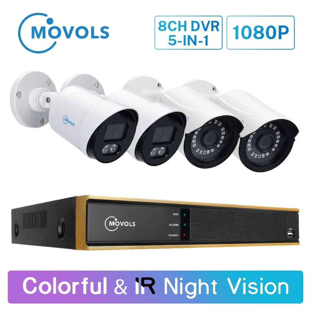 Movols-1080P-CCTV-System-Colorful-IR-Night-Vision-Security-Camera ...