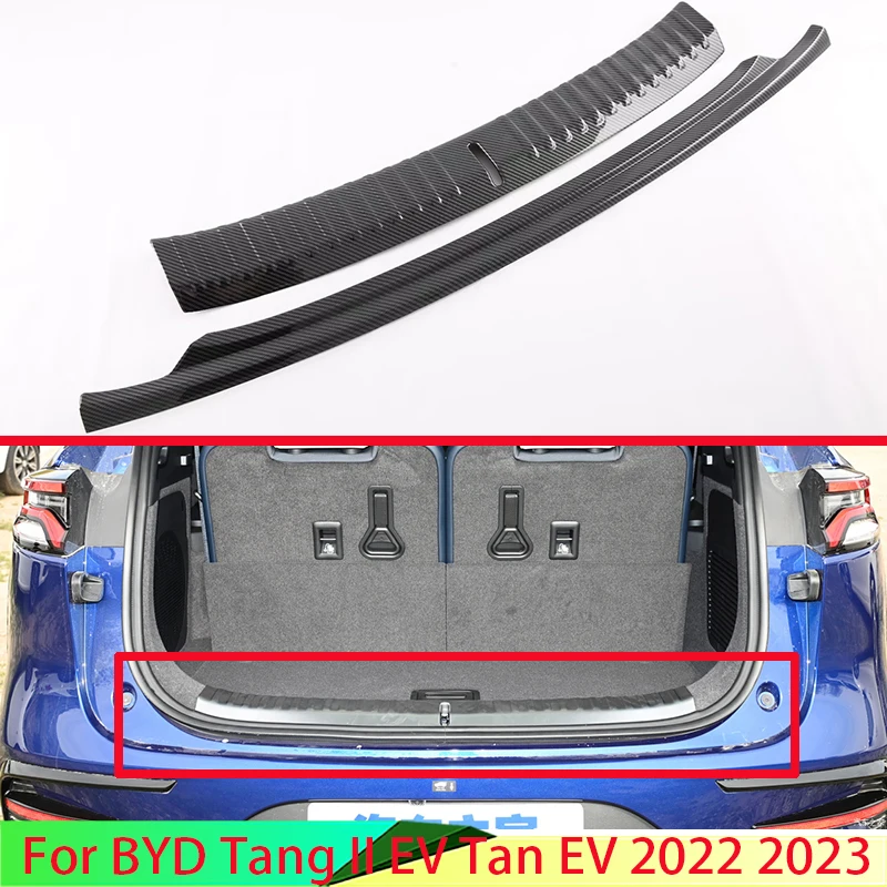 For-BYD-Tang-II-EV-Tan-EV-2022-2023-Carbon-Fiber-Style-Inside-Outside ...