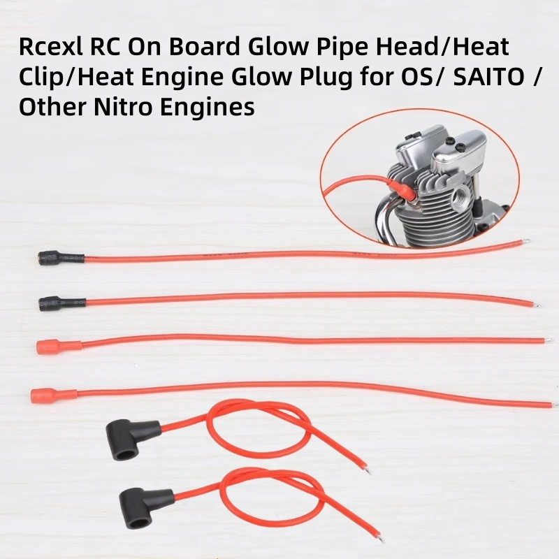 Rcexl RC On Board Glow Pipe Head/Heat Clip/Heat Engine CDI Ignition ...
