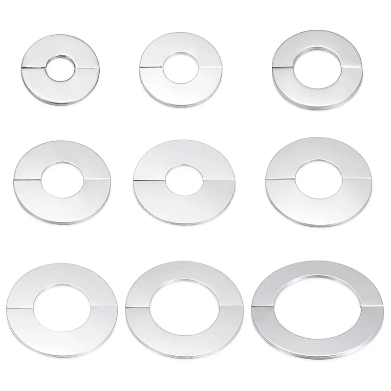 Bathroom Accessories Stainless Steel Self Adhesive Water Pipe Wall ...