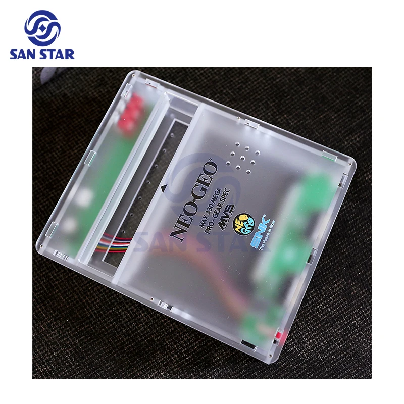 Snk NeoGeo Arcade MV1C Transparent Arcylic Cbox Shell Supergun MVS1-C ...