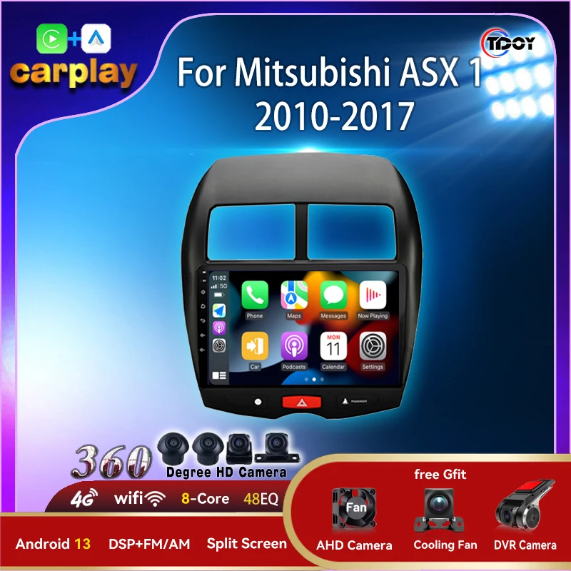 Car-Audio-Carplay-Bluetooth-Android-Auto-Wireless-Android-13-Car-Stereo ...