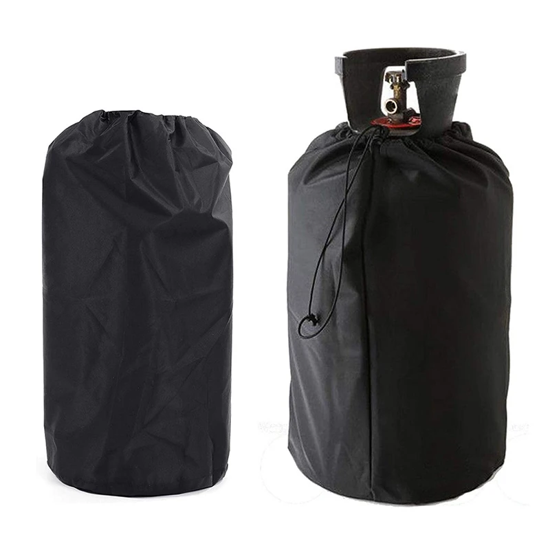 Outdoor-Propane-Tank-Gas-Bottle-Cover-Black-Oxford-Cloth-Waterproof ...