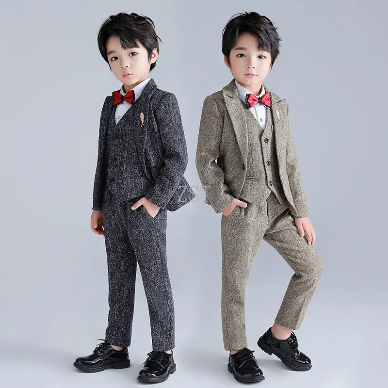 Children-Formal-Wedding-Party-Suit-Boy-Blazer-Vest-Pants-Tie-Tuxedo ...