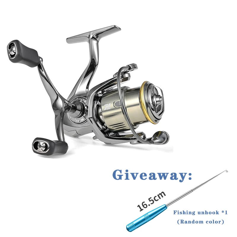 Double-Handle-Spinning-Reel-com-Gear-Ratio-Esquerda-e-Direita-Adequado ...