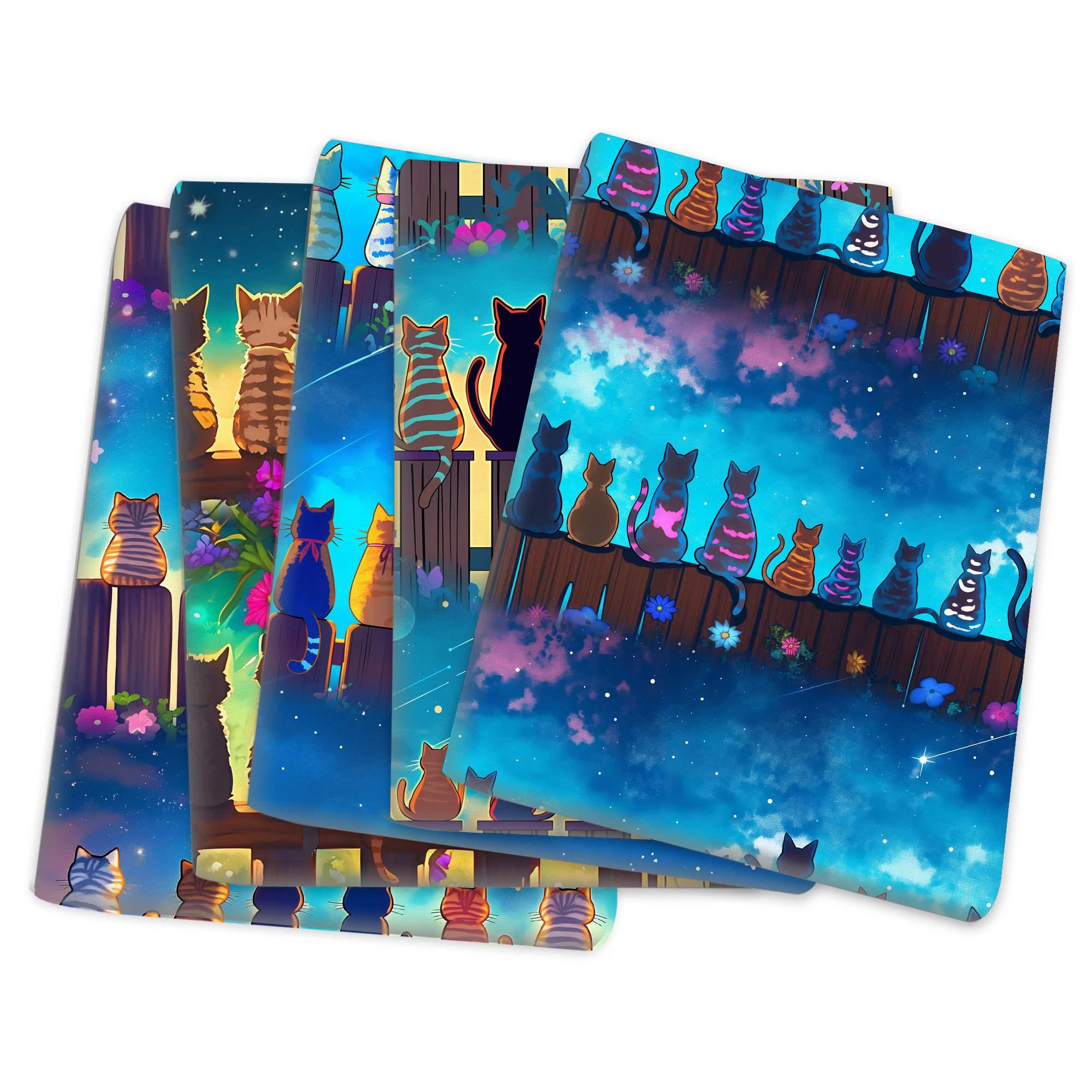 50*145cm Patchwork Sky Cat Printed Polyester Cotton Fabric for Tissue ...