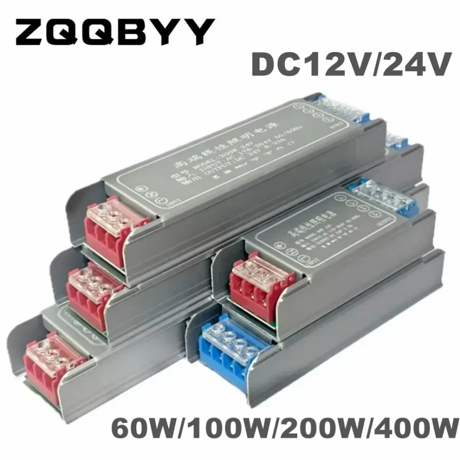 DC12V-24V-Switching-Power-Supply-AC176-264V-Mute-Lighting-Transformers-LED-Light-Driver-60W-100W ...