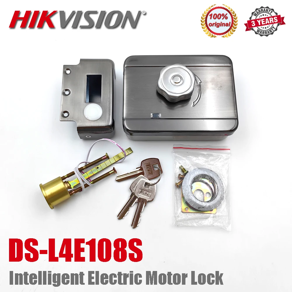 Original-Hikvision-DS-L4E108S-Same-As-DS-K4E100-Universal-Stainless ...