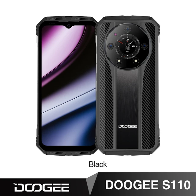 World Premiere DOOGEE S110 Rugged Phone 6.58” FHD Waterdrop Screen ...