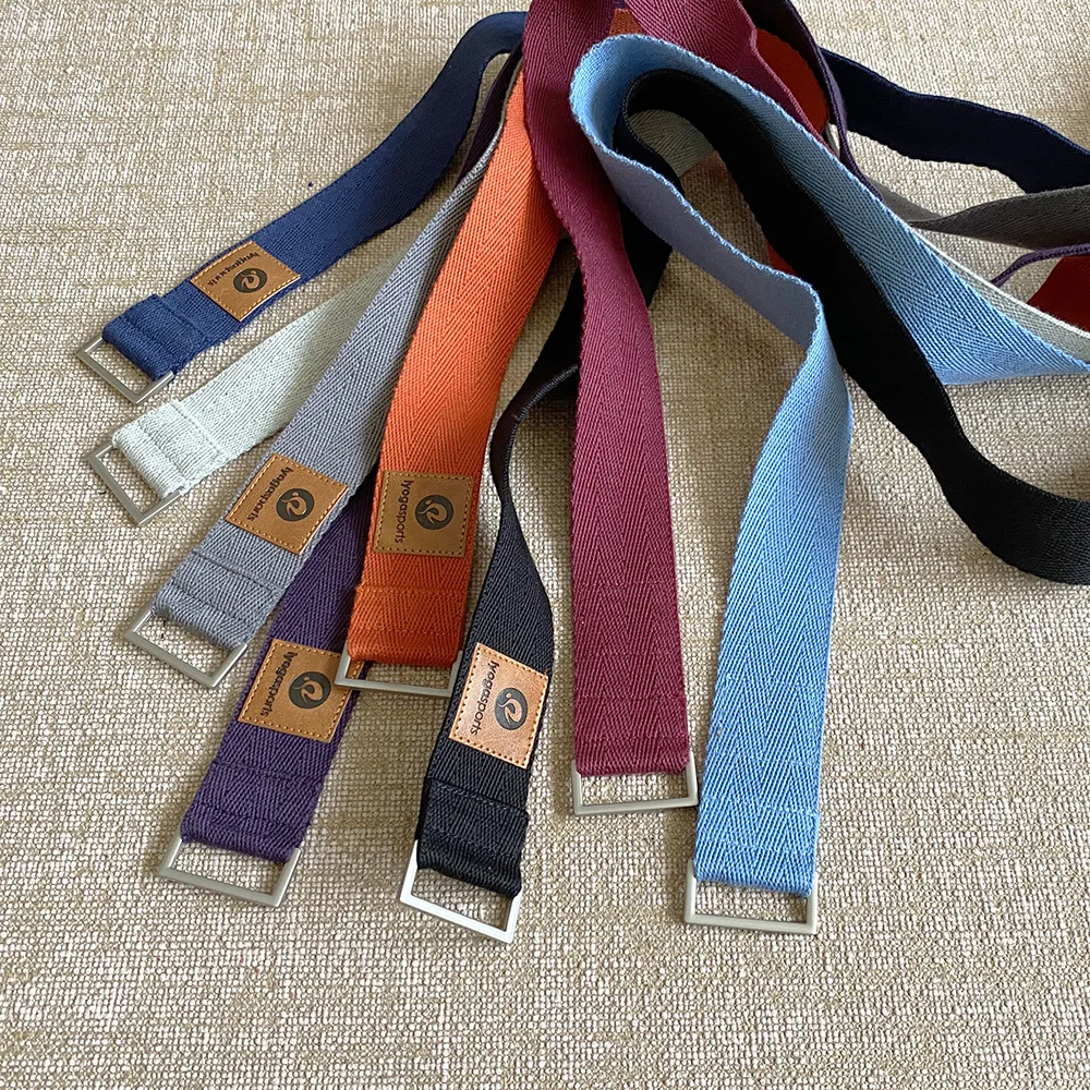 183-3-8cm-Yoga-Mat-Straps-Pure-Cotton-Exercise-Yoga-Belts-Adjustable ...