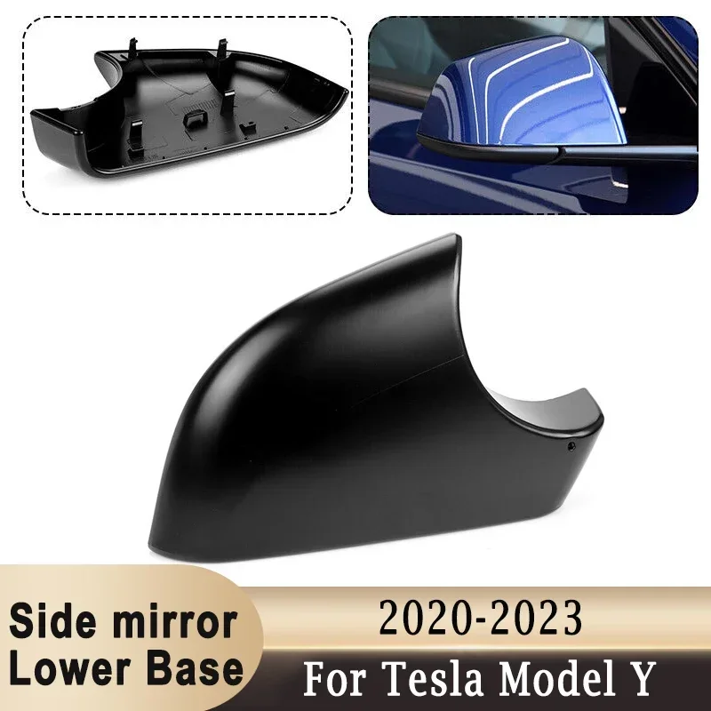 Side-Rearview-Mirror-Lower-Base-For-Tesla-Model-Y-3-2017-2023-Black ...
