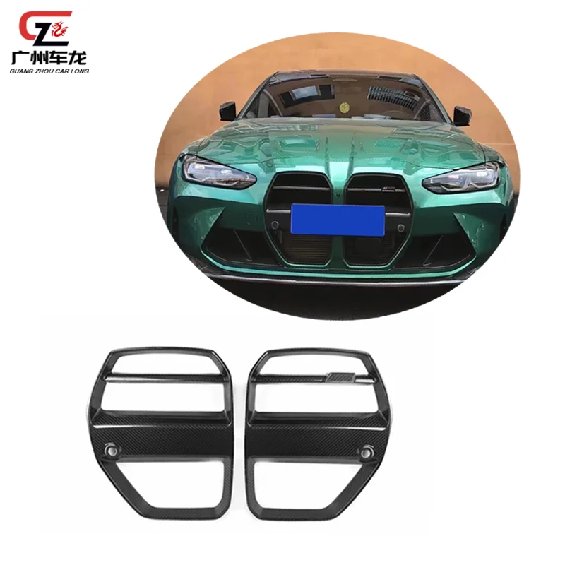 Dry Carbon Fiber Car Front Grille For BMW M3 G80 M4 G82 2021-2022 Grill ...