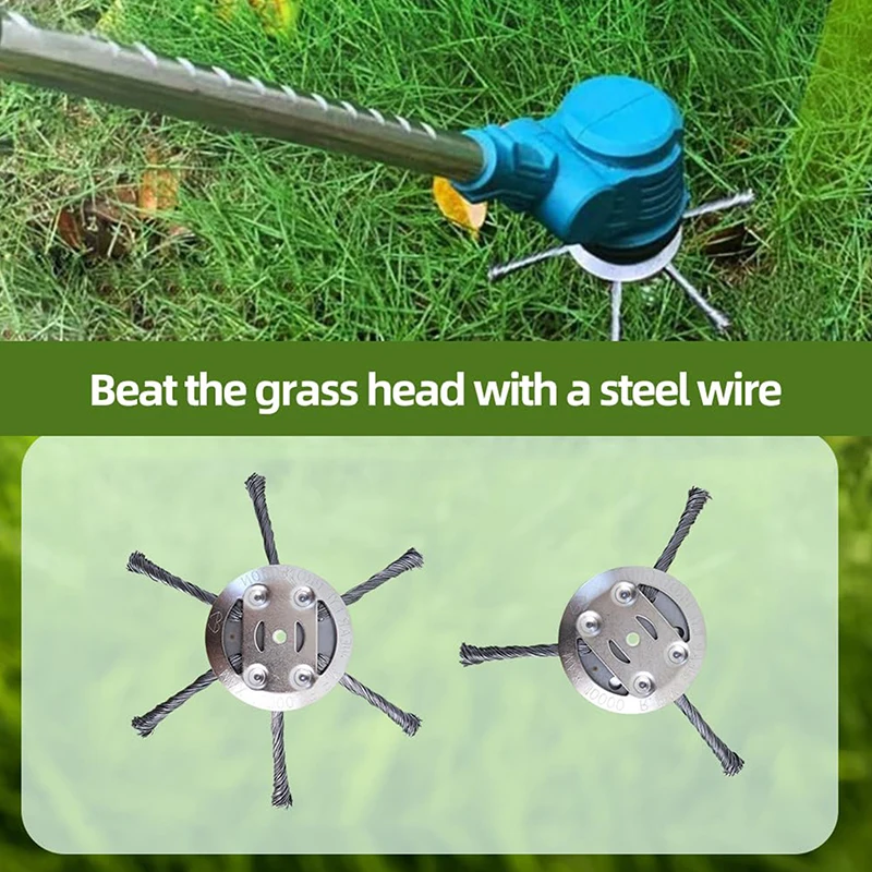Steel Wire Grass Trimmer Head, New String Trimmer Replacement Head ...