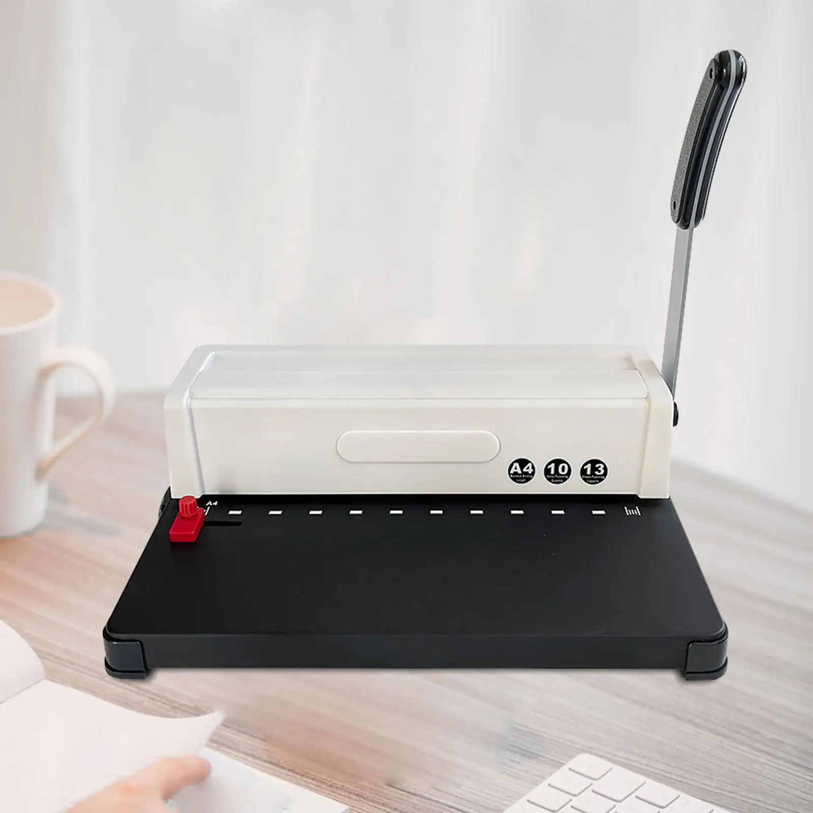 Binding-Machine-Punching-12-Sheets-Square-Size-Holes-Fit-Letter-Size-A4 ...