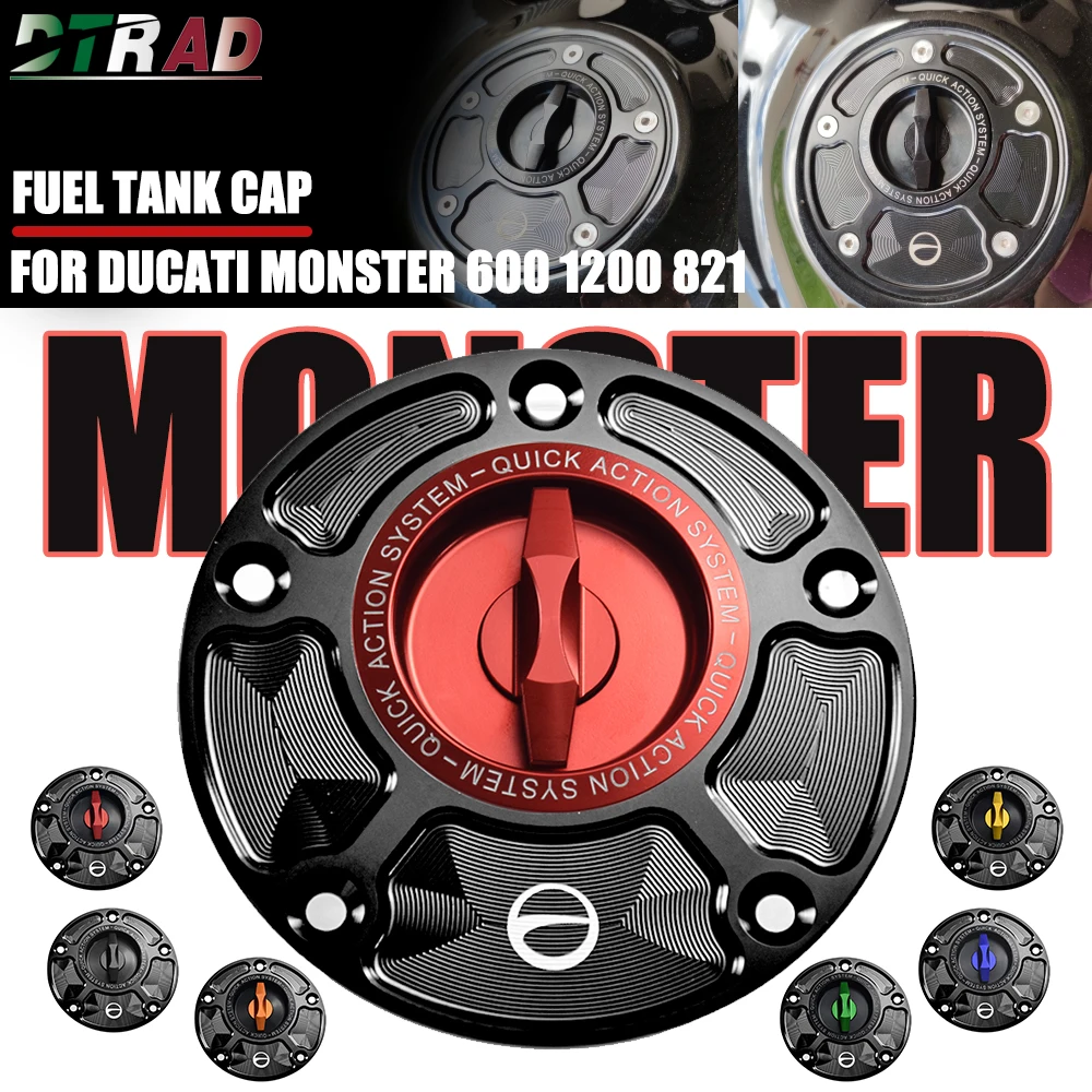 Motorcycle-Fuel-Gas-Tank-Cap-For-DUCATI-MONSTER-600-950-821-1200-1200S ...