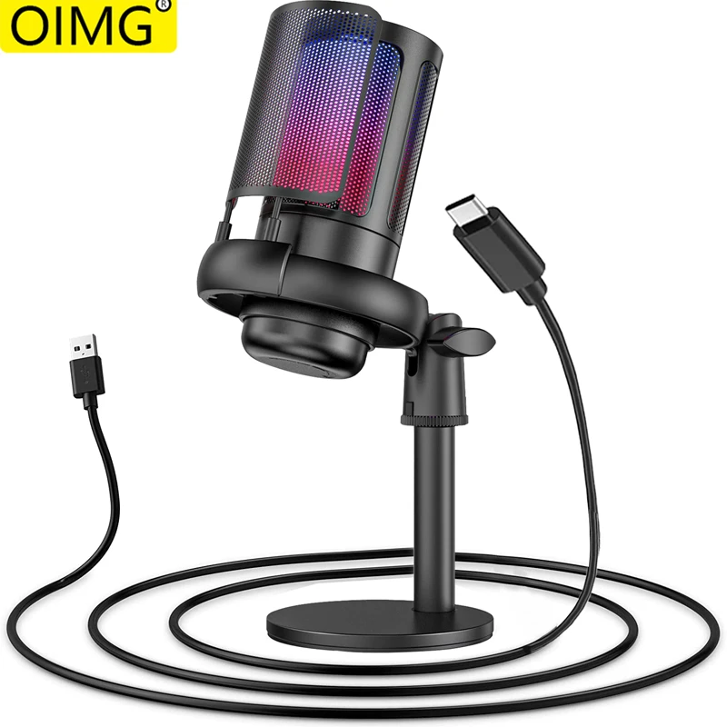 Profissional-RGB-USB-Microfones-Condensadores-Para-Computador-PC-Port ...