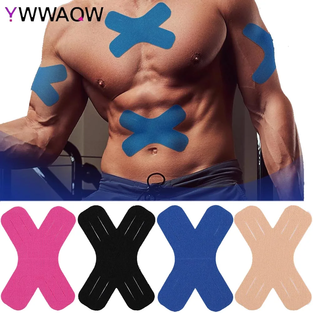 5/10 PCS Gym Kinesiology Tape,X-Type Muscle Tape for Gym Exercise ...