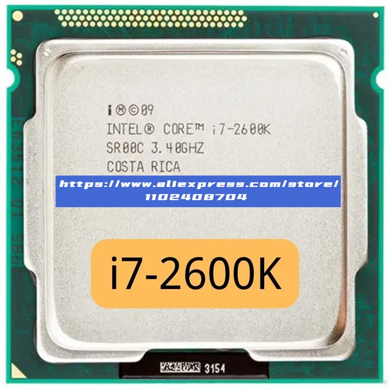 ☆CPU Intel Core i7- 2600K 3.40GHz Socket LGA 1155☆ Intel CPU Core i7-2600 3.40GHz CPU87