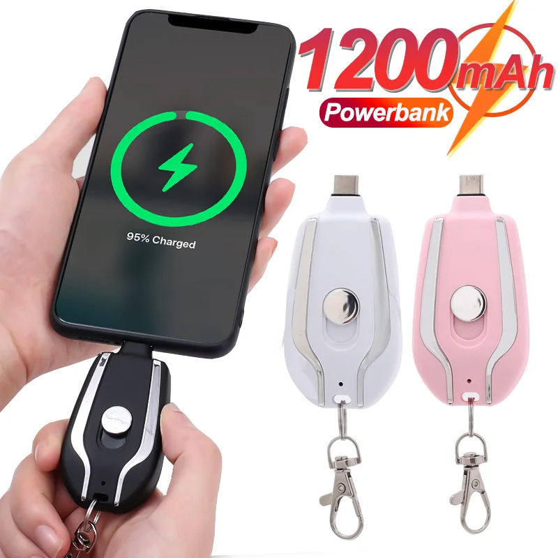 Novelty-Portable-Keychain-Power-Bank-Fast-Charging-Mini-Type-C-Mobile ...