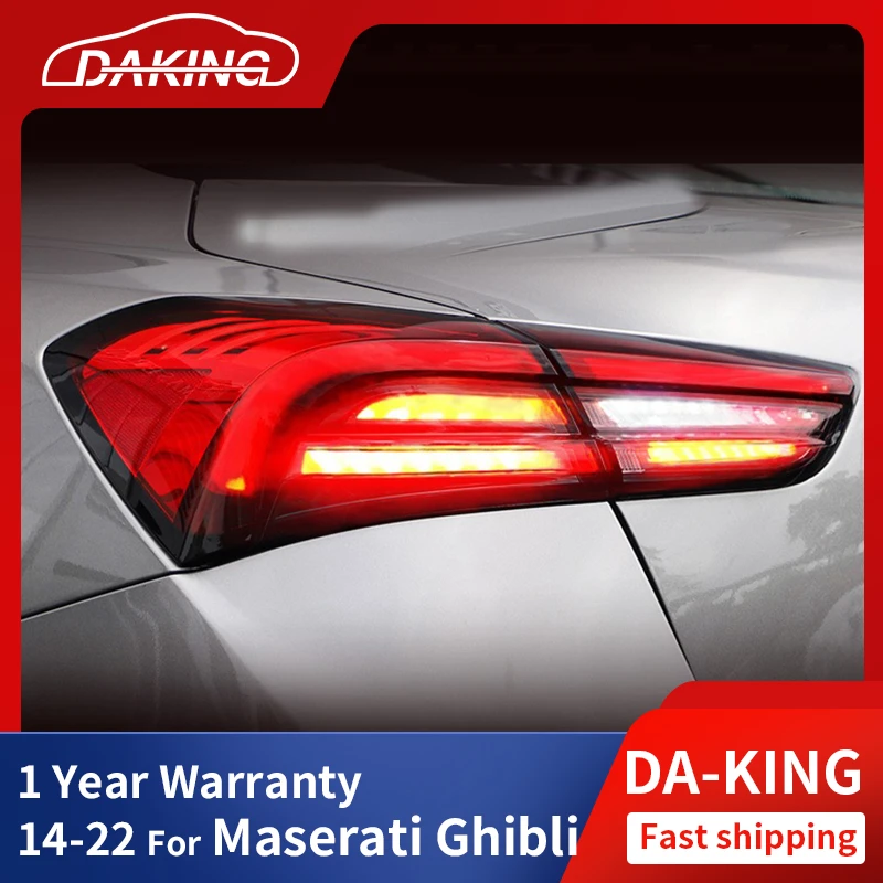 Car LED Taillights For Maserati Ghibli 2014 2022 Rear LED DRL Daytime ...
