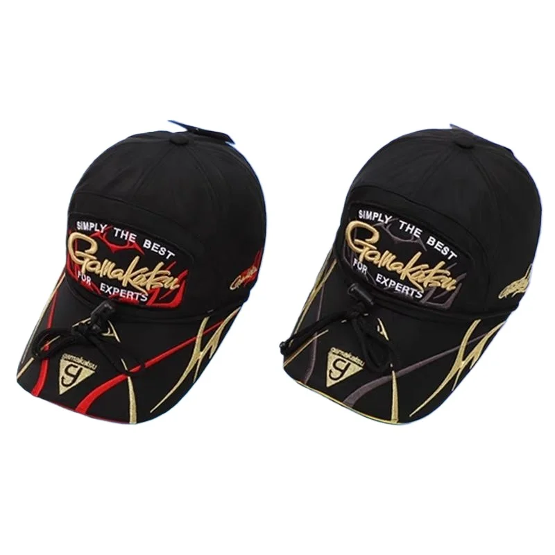 Gamakatsu Fishing Hat Summer Outdoor Adjustable Big Brim Waterproof ...