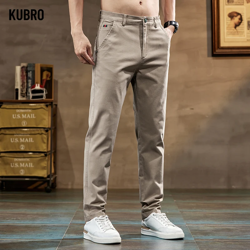 KUBRO-Japanese-High-Quality-Men-Business-Casual-Pants-2024-Spring ...
