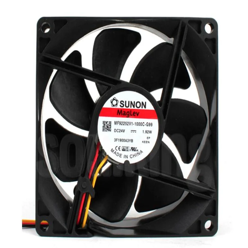 SUNON 9225 MF92252V1-1000C-G99 24V 1.92W 3-wire cooling fan - Uranful.com